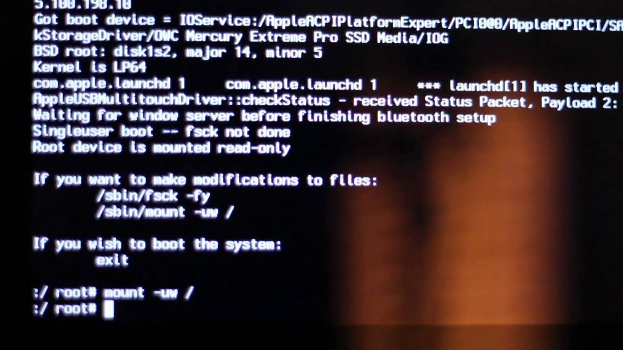 Mot De Passe Mac Perdu ACTIVPART Informatique