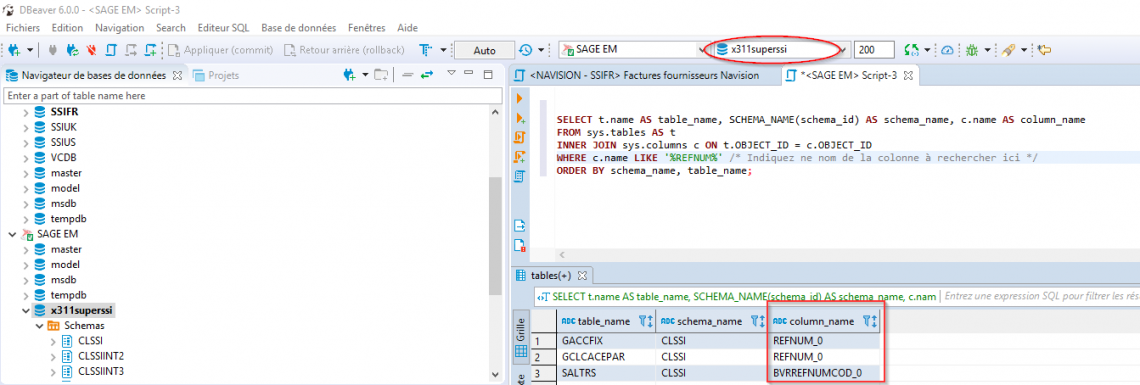 SQL Server - Rechercher une colonne dans toute la base de données - ACTIVPART Informatique